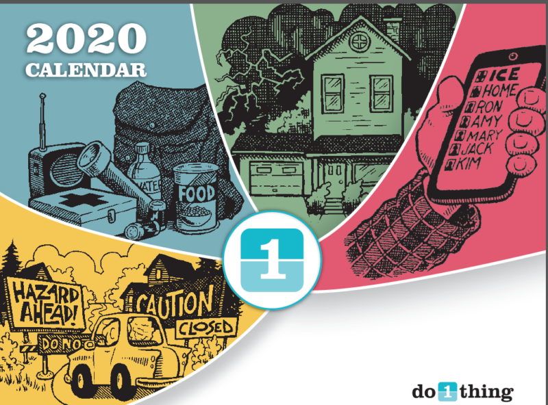 Do1Thing Calendar - Emergency Preparedness